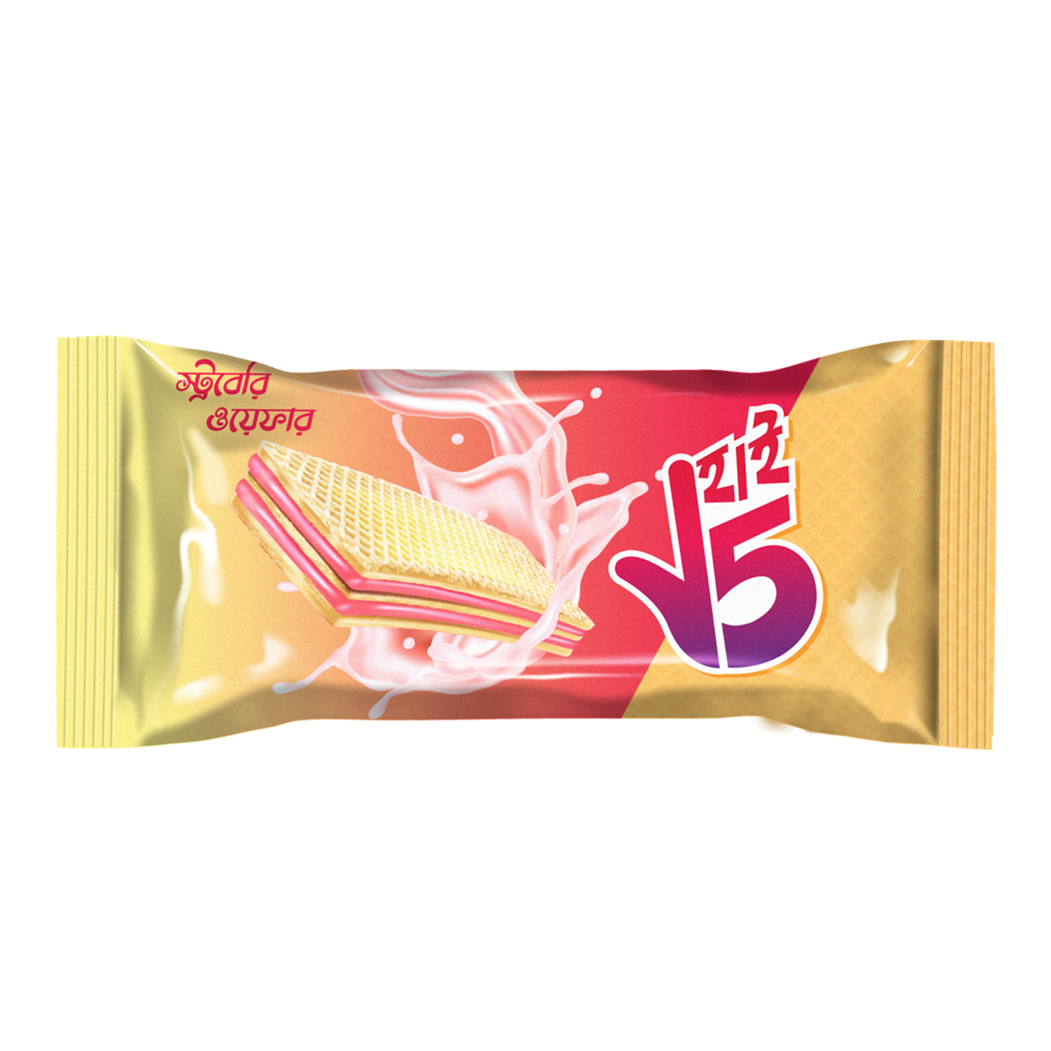 Hi5 Strawberry Wafer – Mini, Standard & Family Pack | Creamy Strawberry ...